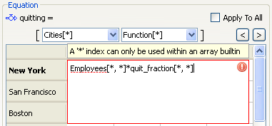 Resolving incompatible arrays